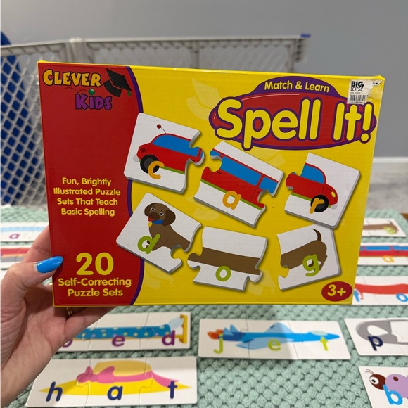 Clever Kids | Toys | Clever Kids Match Learn Spell It A Self Correcting ...